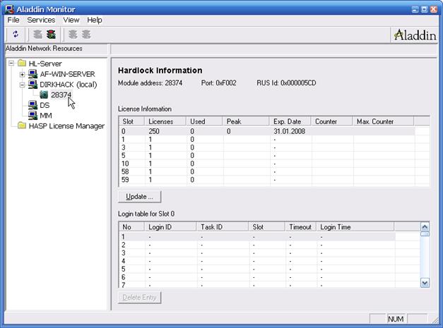 CONVAL LICENSING – HARDLOCK KEYS